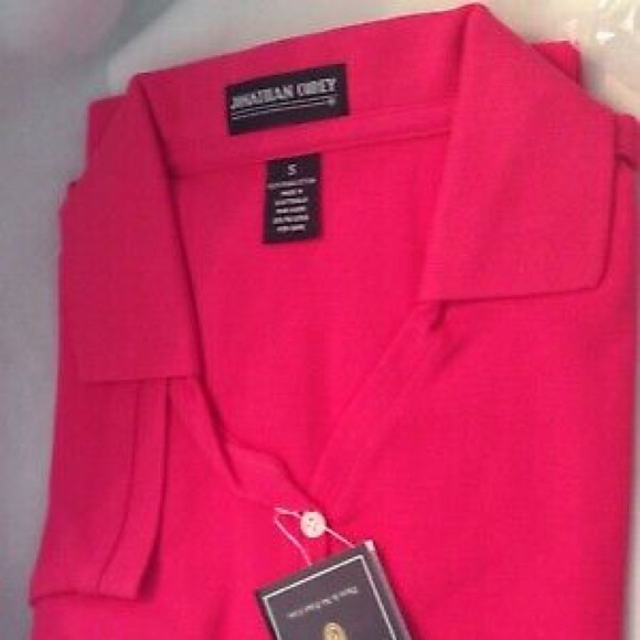 Jonathan Corey | Tops | Women 2 Button Short Sleeve Pima Cotton Polo ...